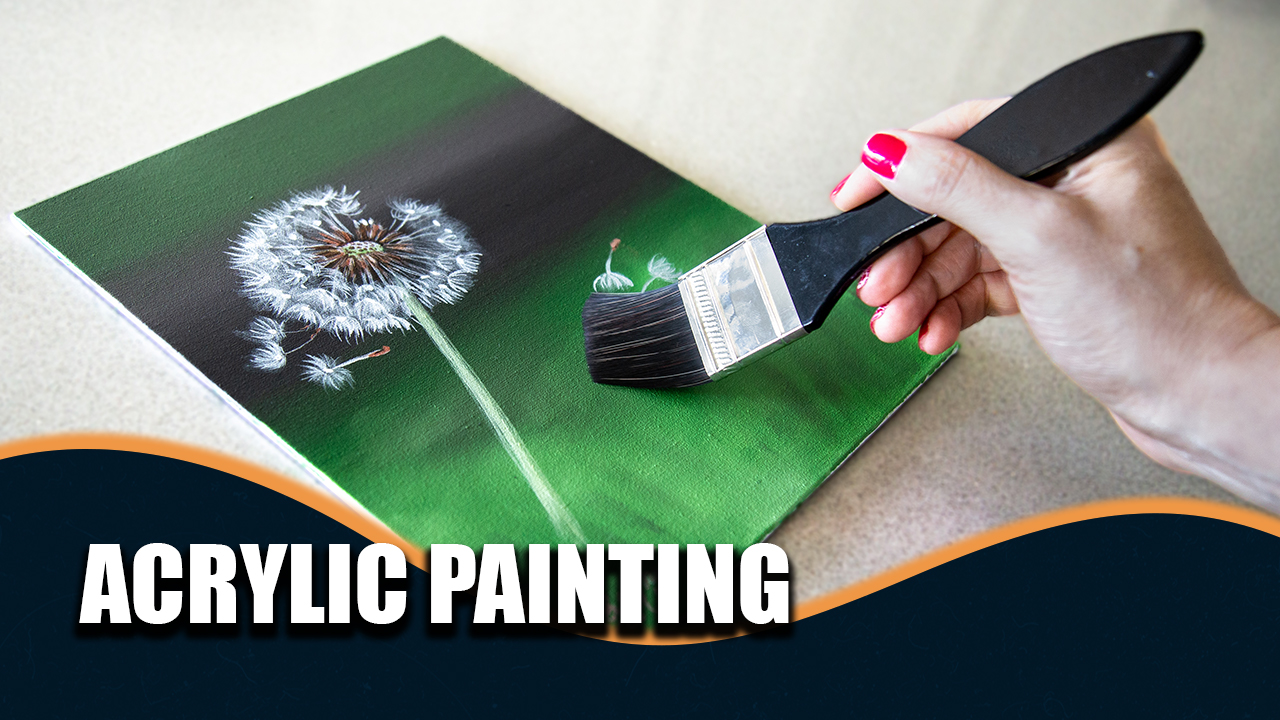 Easy Acrylic Painting Lesson for Beginners | Lachri Fine Art