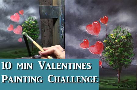 Valentines Day Painting Lachri Fine Art