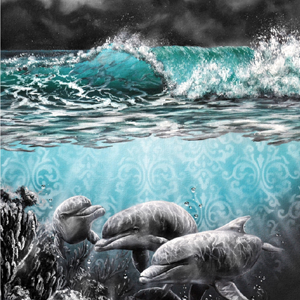 Surreal Dolphin Painting Video | Lachri Fine Art
